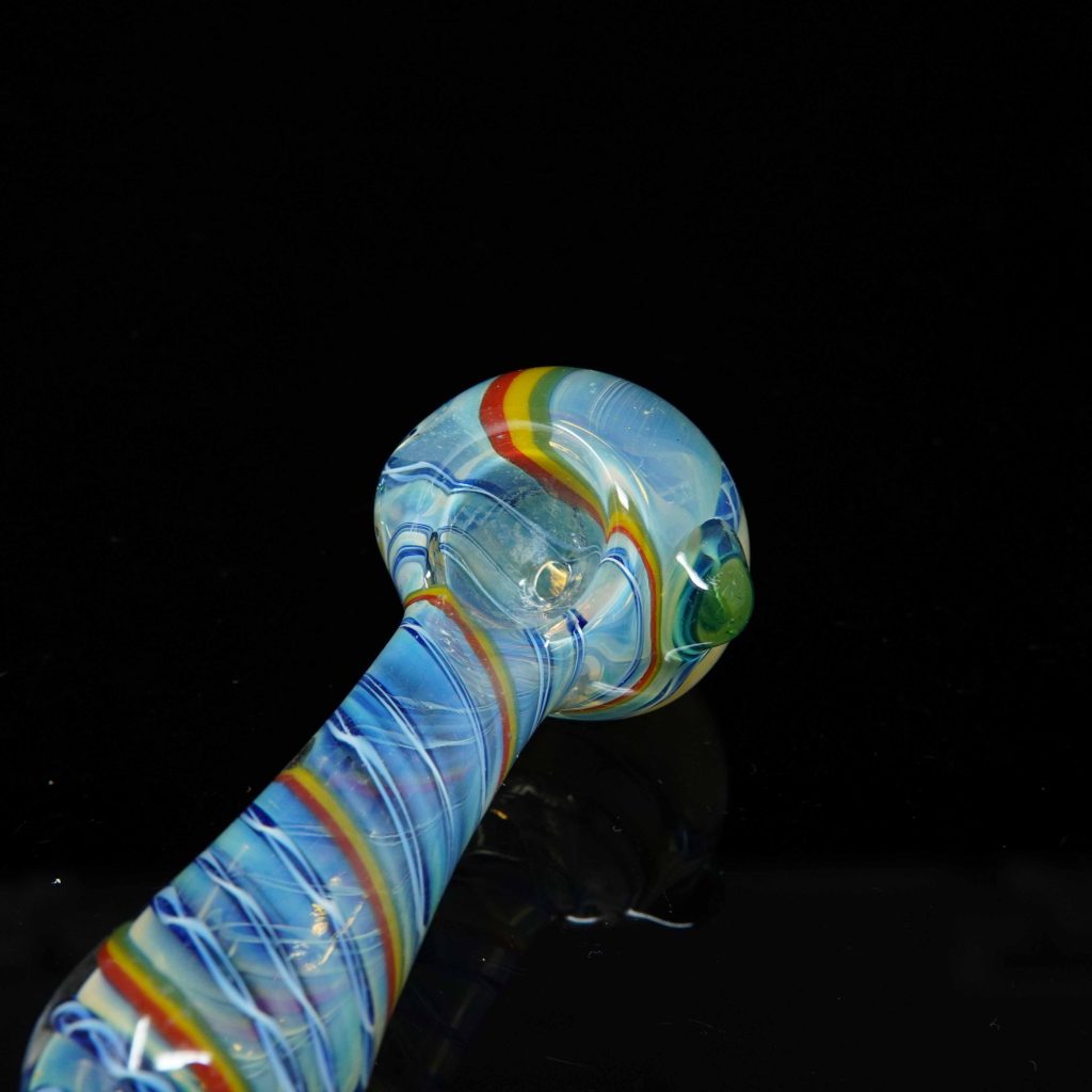 Handmade 4" Fumed Vortex Glass Pipe - Project Alpha Pipes