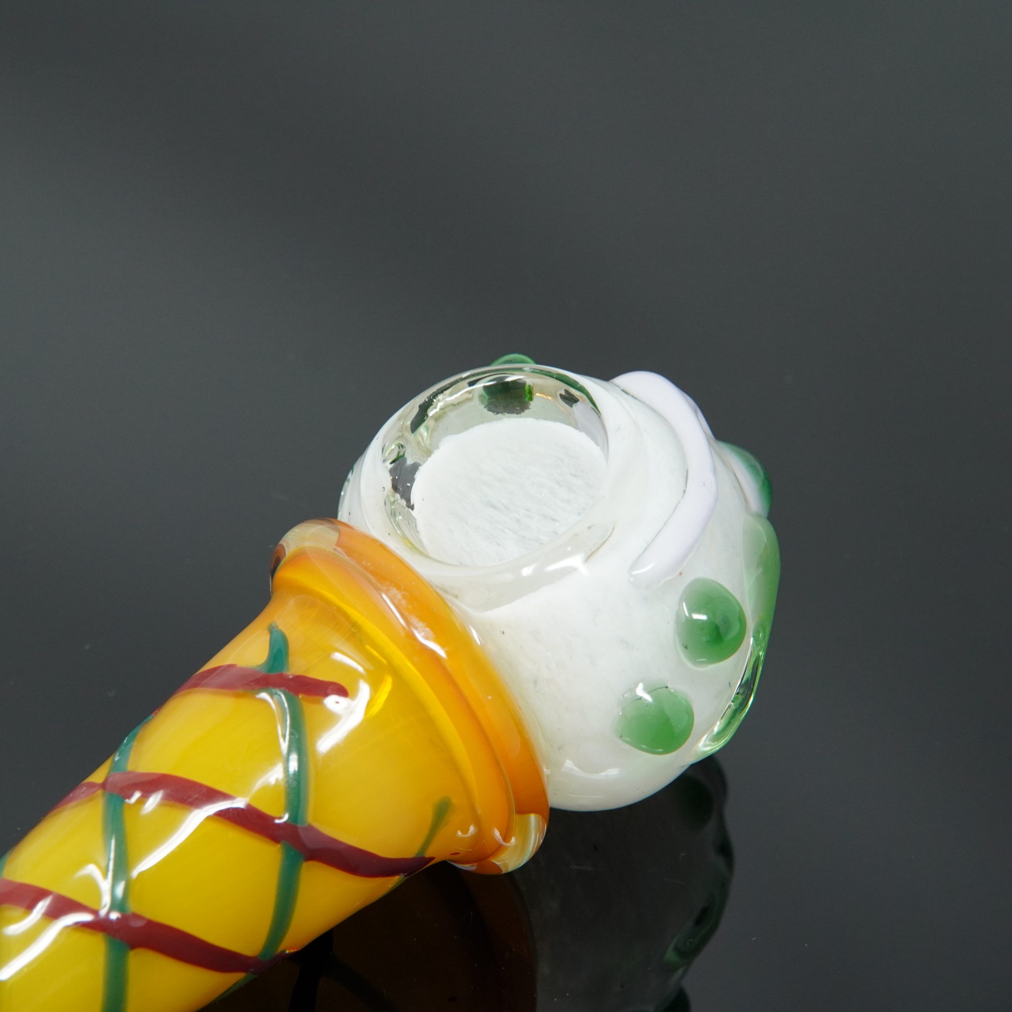 Handmade 6" Ice Cream Glass Pipe - Project Alpha Pipes
