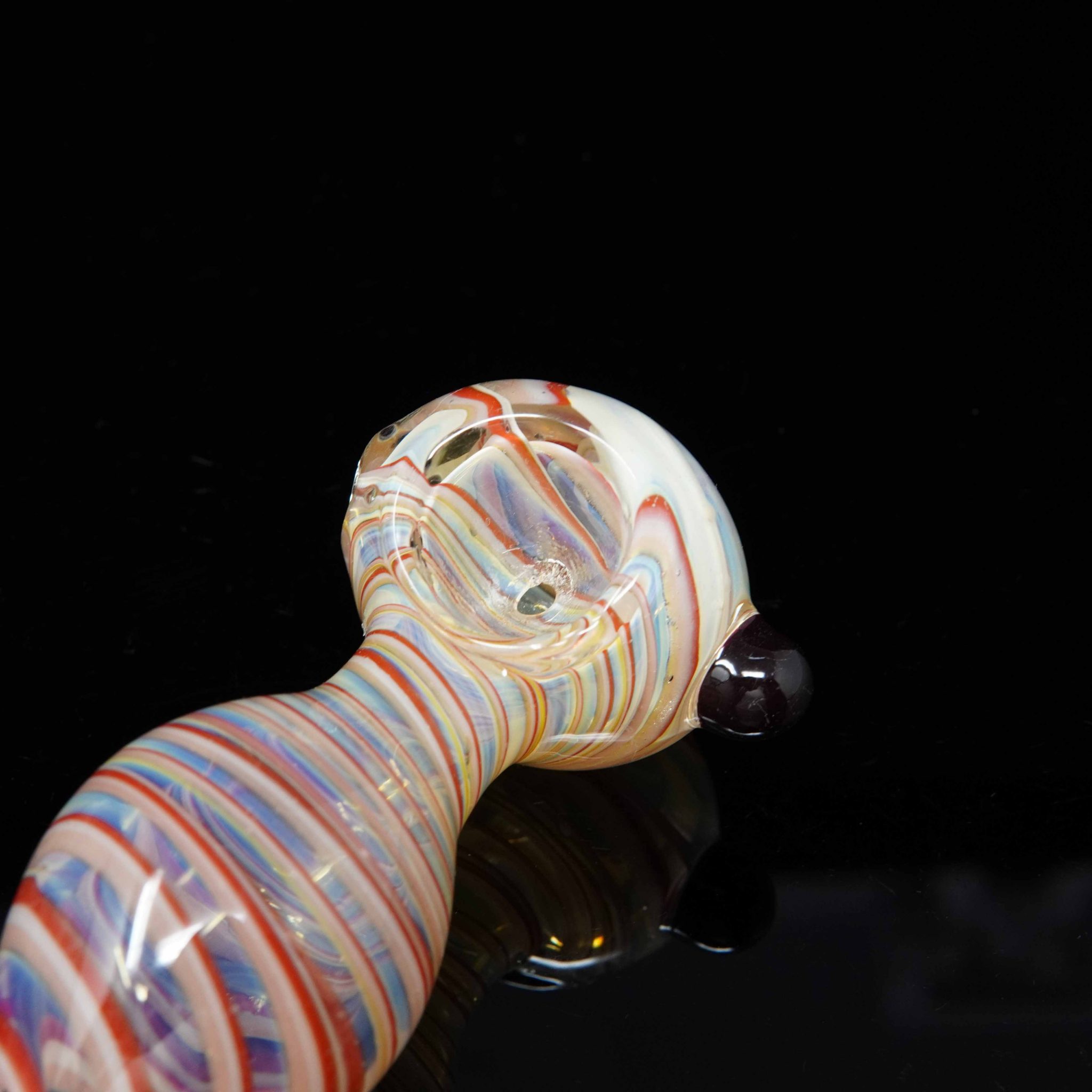 Handmade 3.5" Bumble Bee Glass Pipe - Project Alpha Pipes