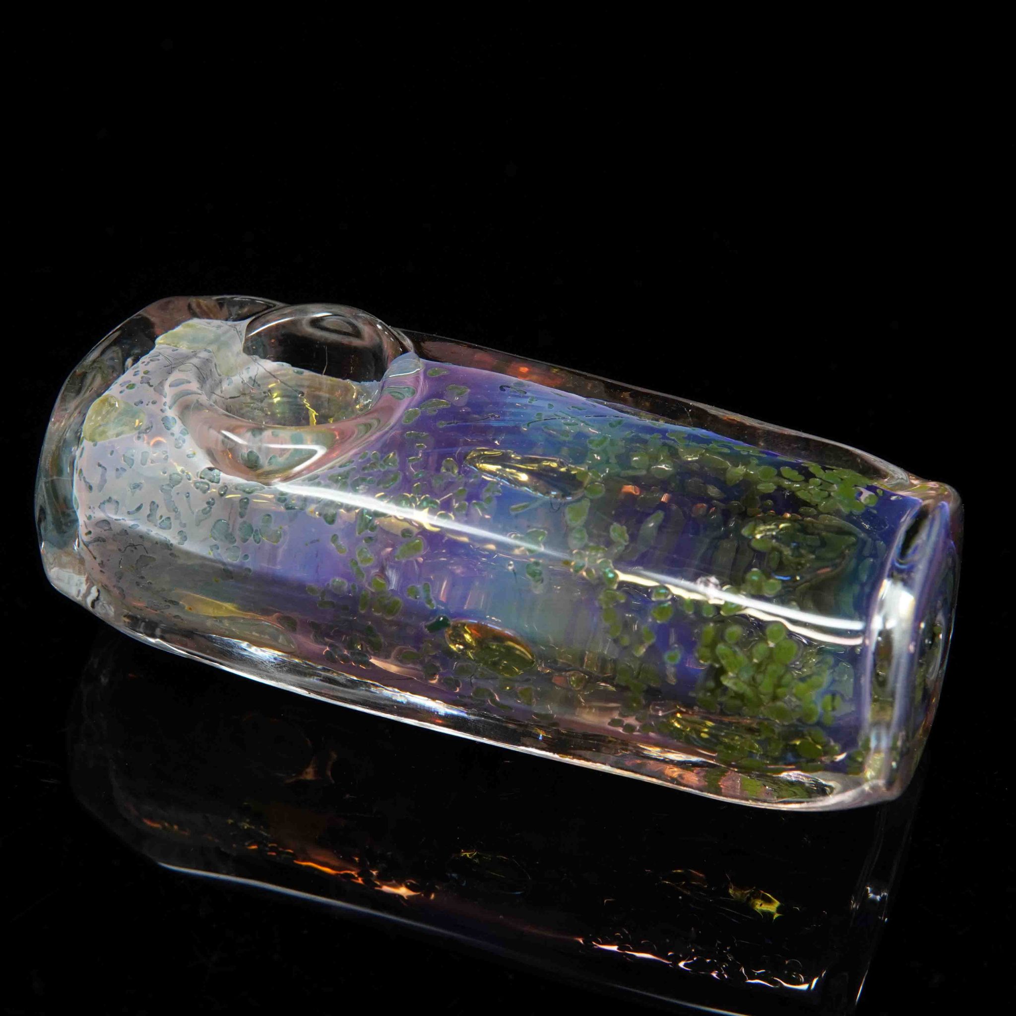 Handmade 4" Brick Square Glass Pipe - Project Alpha Pipes