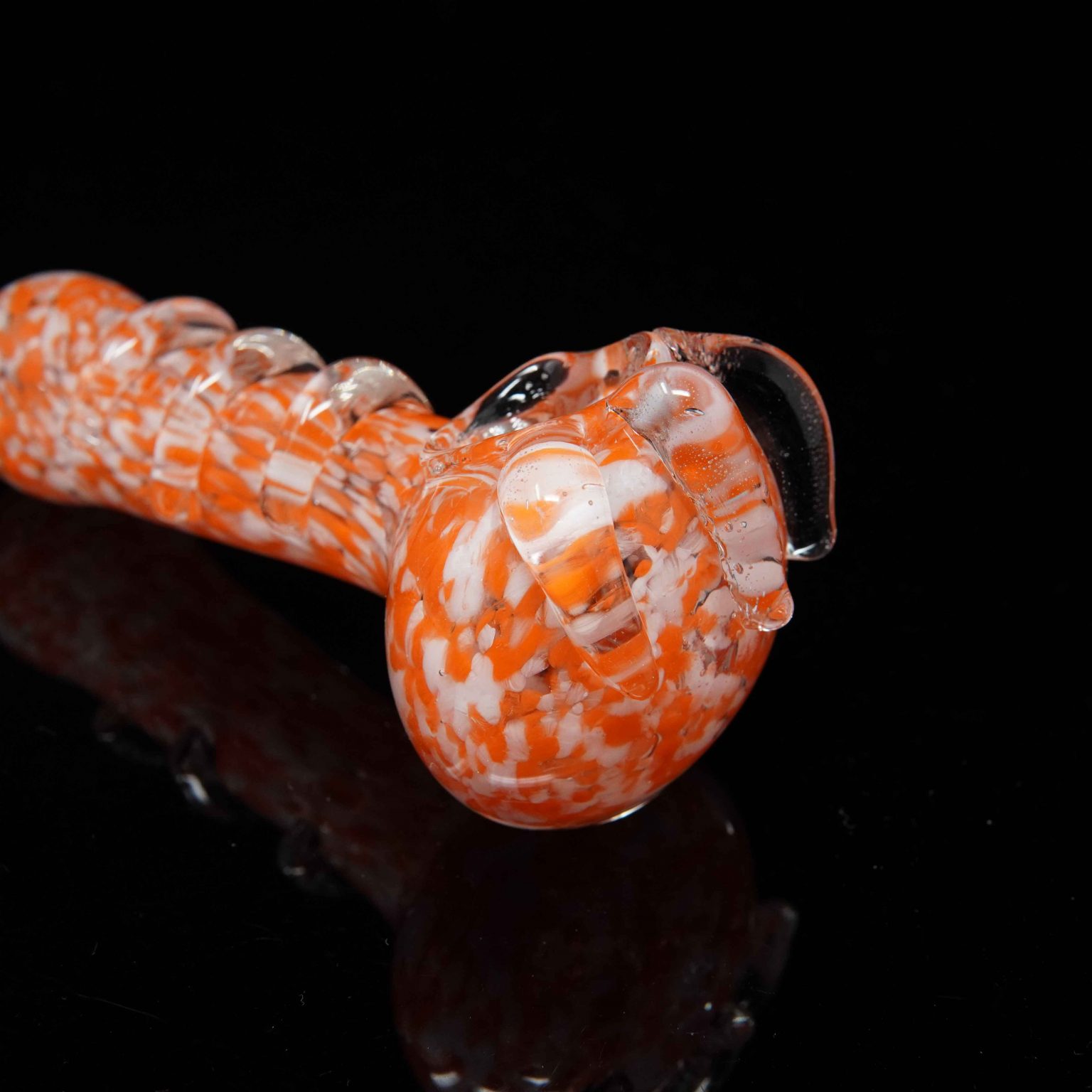 Handmade 4.5" Confetti Claw Glass Pipe - Project Alpha Pipes