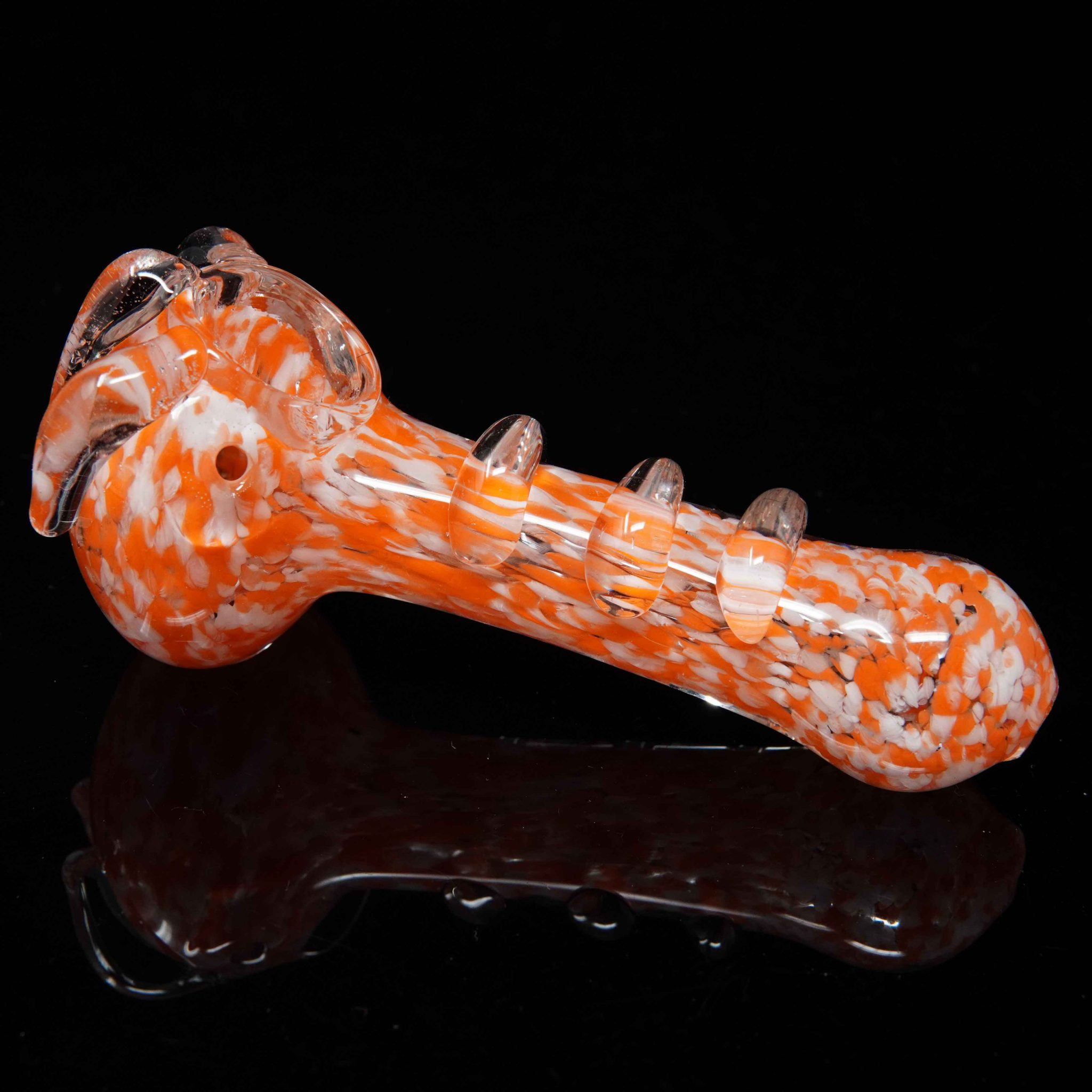 Handmade 4.5" Confetti Claw Glass Pipe - Project Alpha Pipes