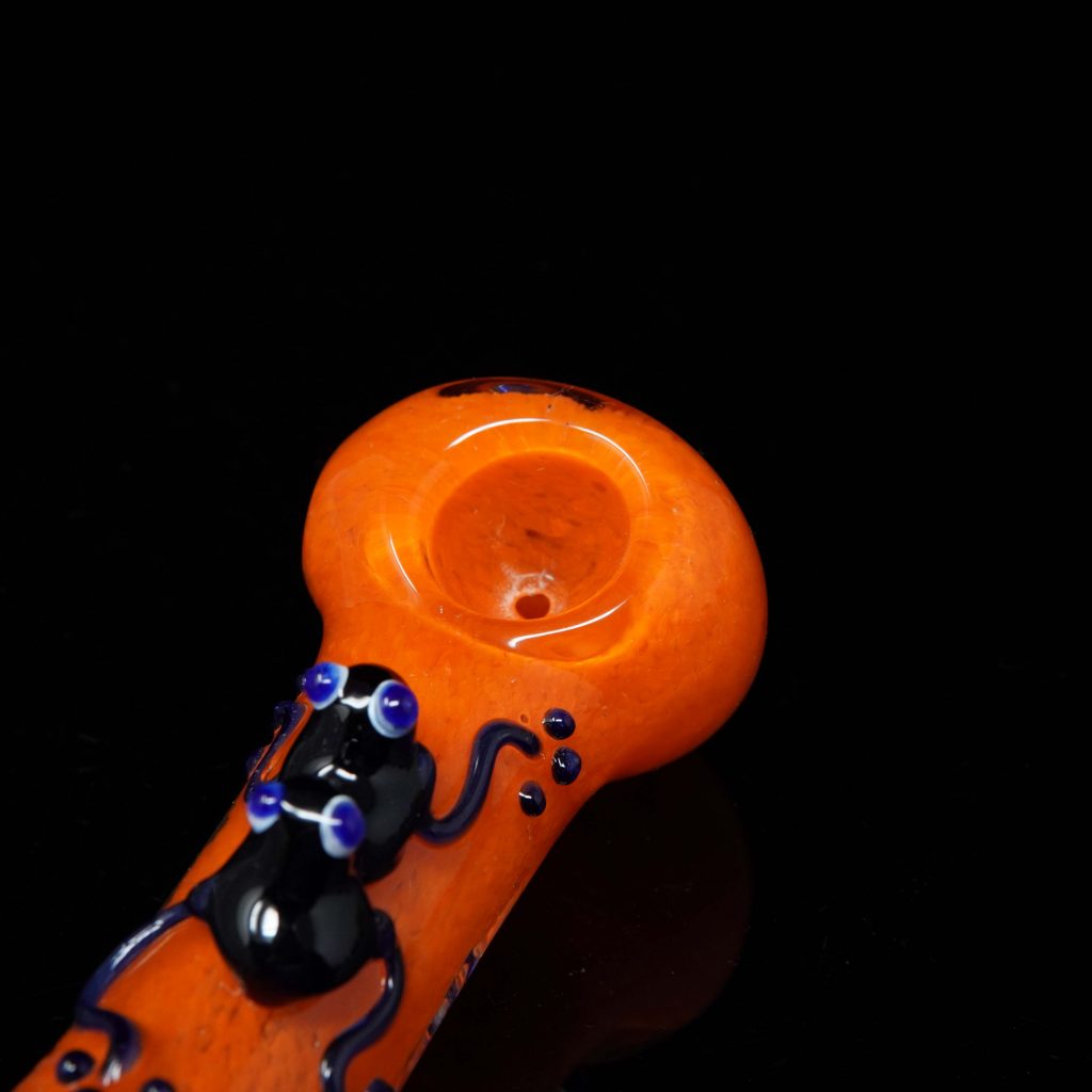 Handmade 4.5" Double Frog Glass Pipe - Project Alpha Pipes