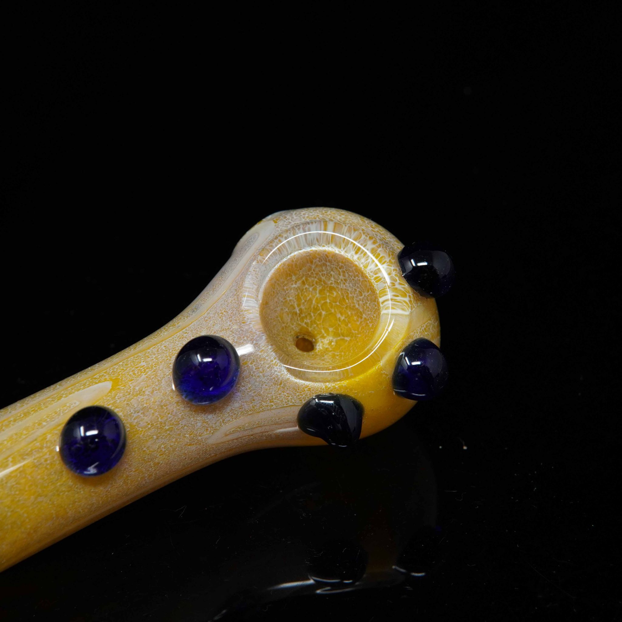 Handmade 4.5" Cute Buttons Glass Pipe - Project Alpha Pipes