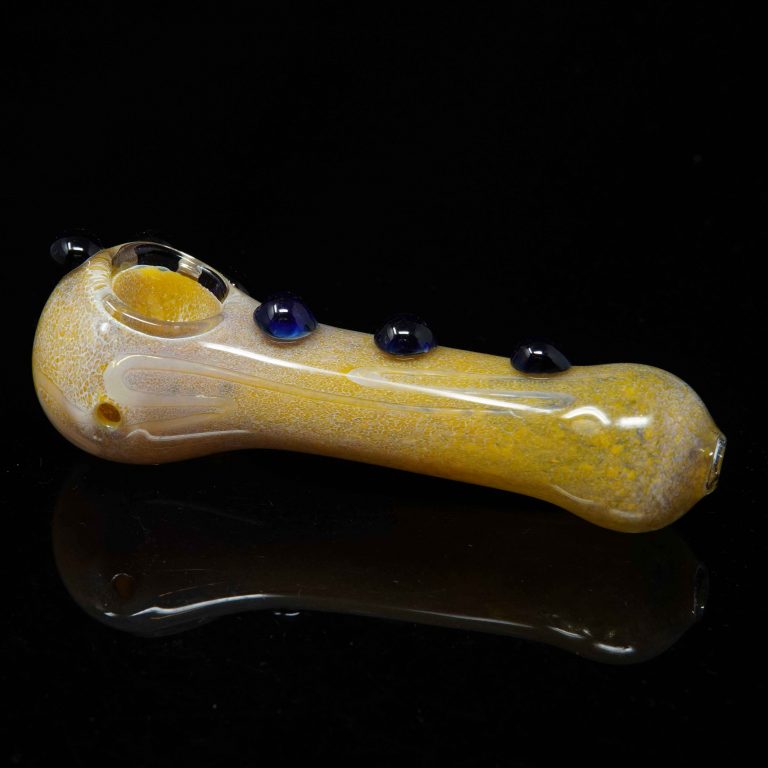 Handmade 4.5" Cute Buttons Glass Pipe - Project Alpha Pipes