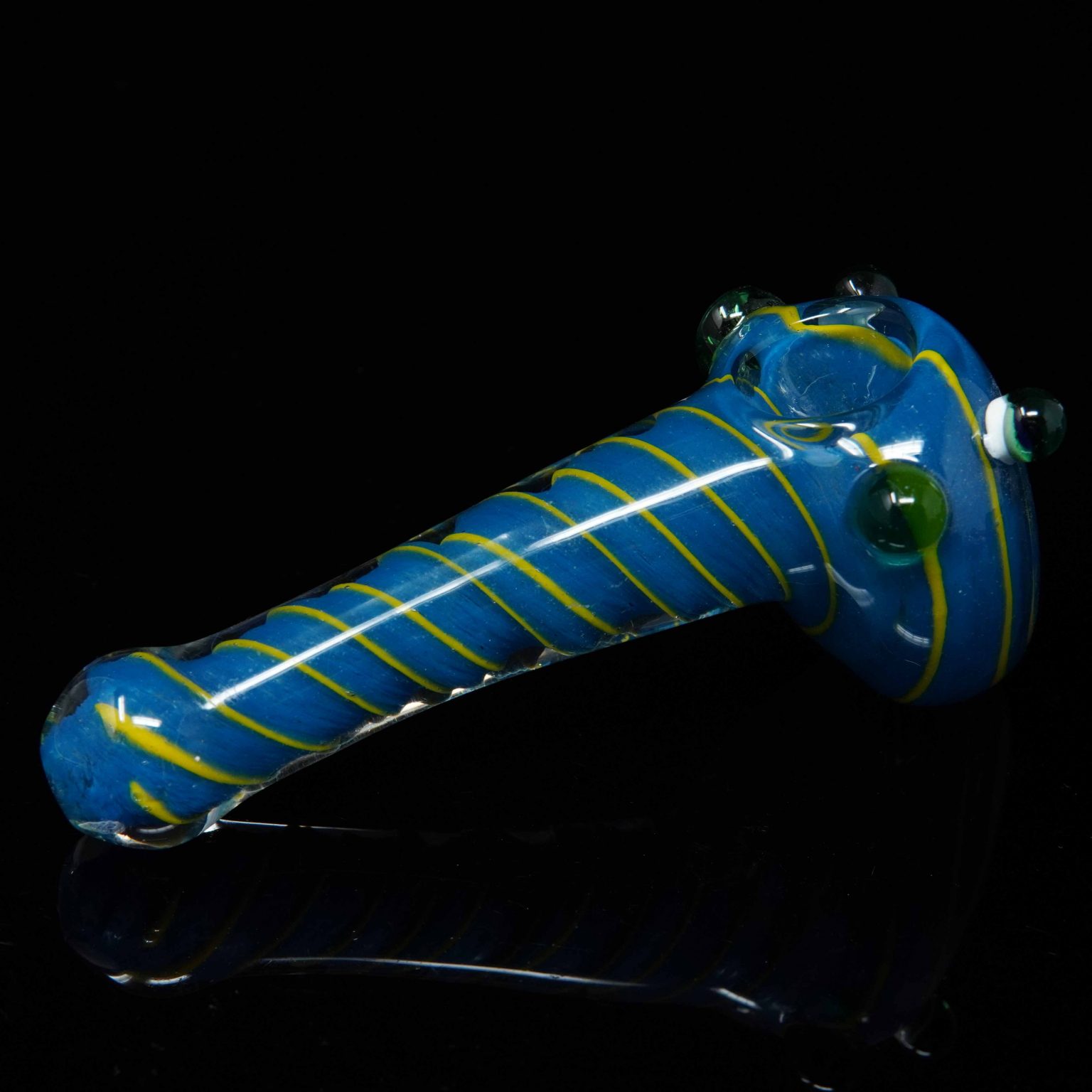 Handmade 5" Alien Matter Glass Pipe - Project Alpha Pipes