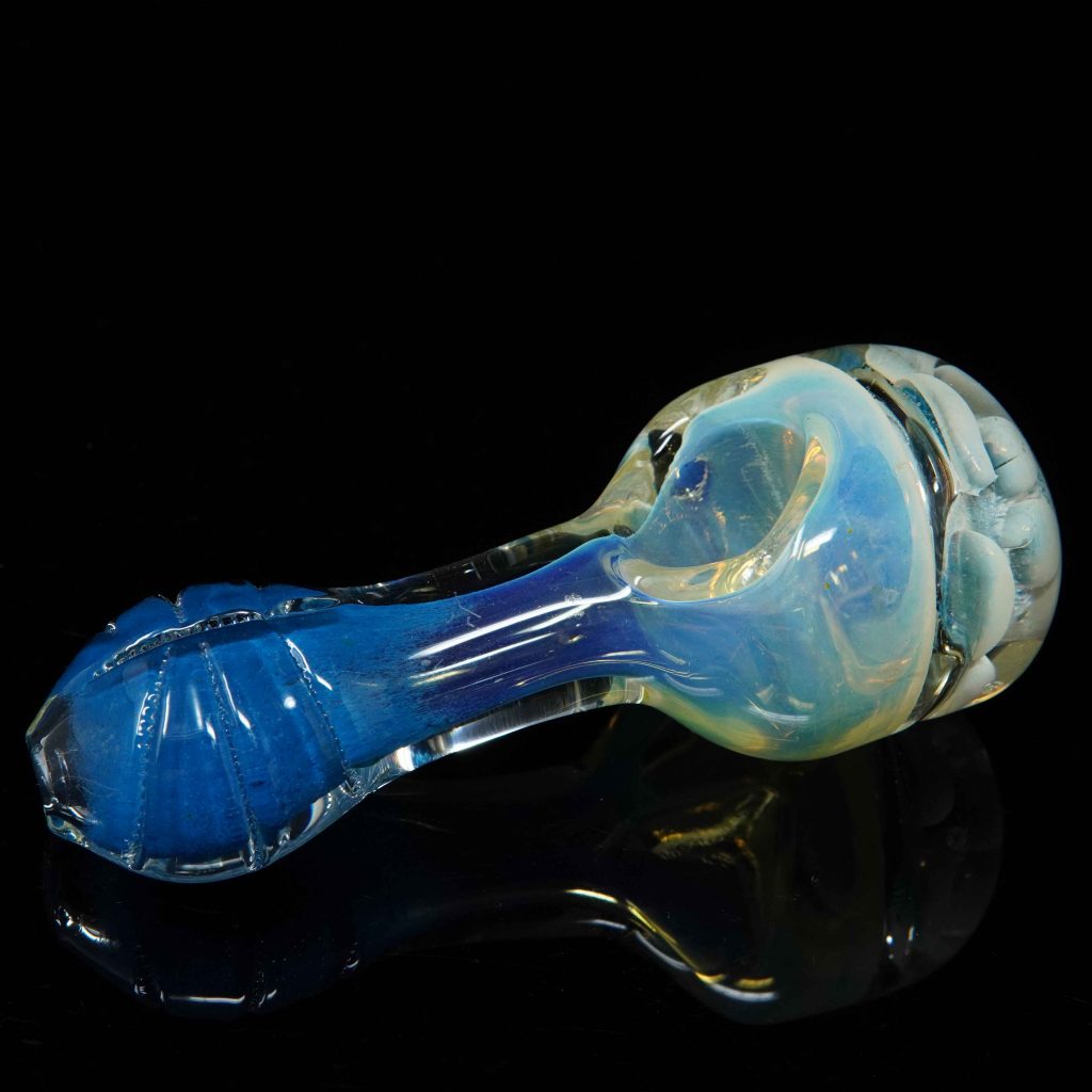 Handmade 5" Frozen Globe Glass Pipe - Project Alpha Pipes