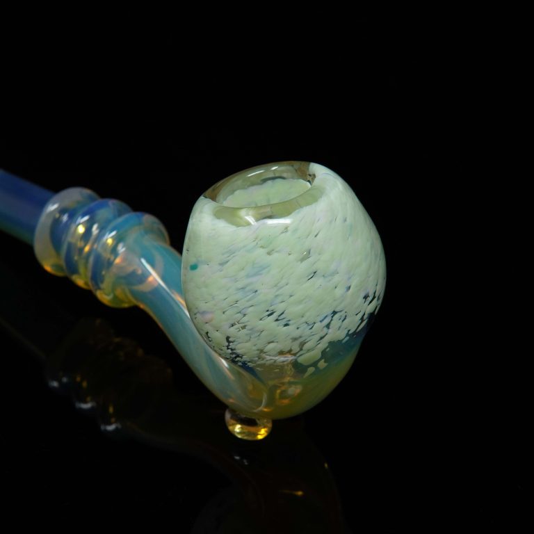 Handmade 9.5" Atmos Gandalf Glass Pipe - Project Alpha Pipes
