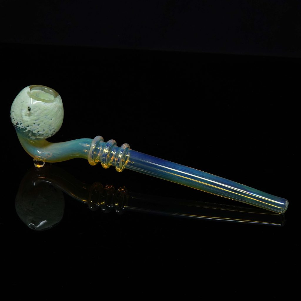 Handmade 9.5" Atmos Gandalf Glass Pipe - Project Alpha Pipes