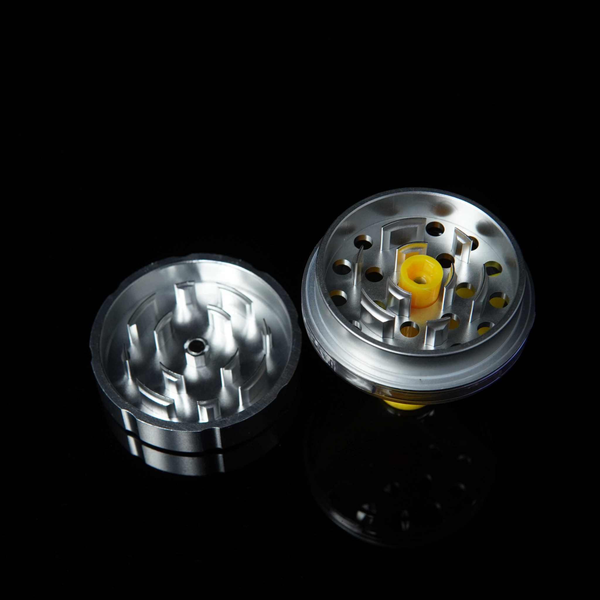 Aluminum Vortex Grinder For Portability - Project Alpha Pipes
