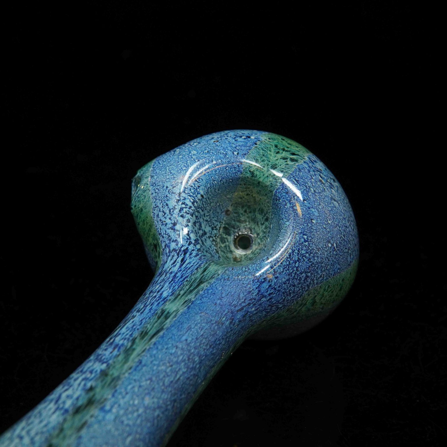 Handmade 5" Natural Granite Glass Pipe - Project Alpha Pipes