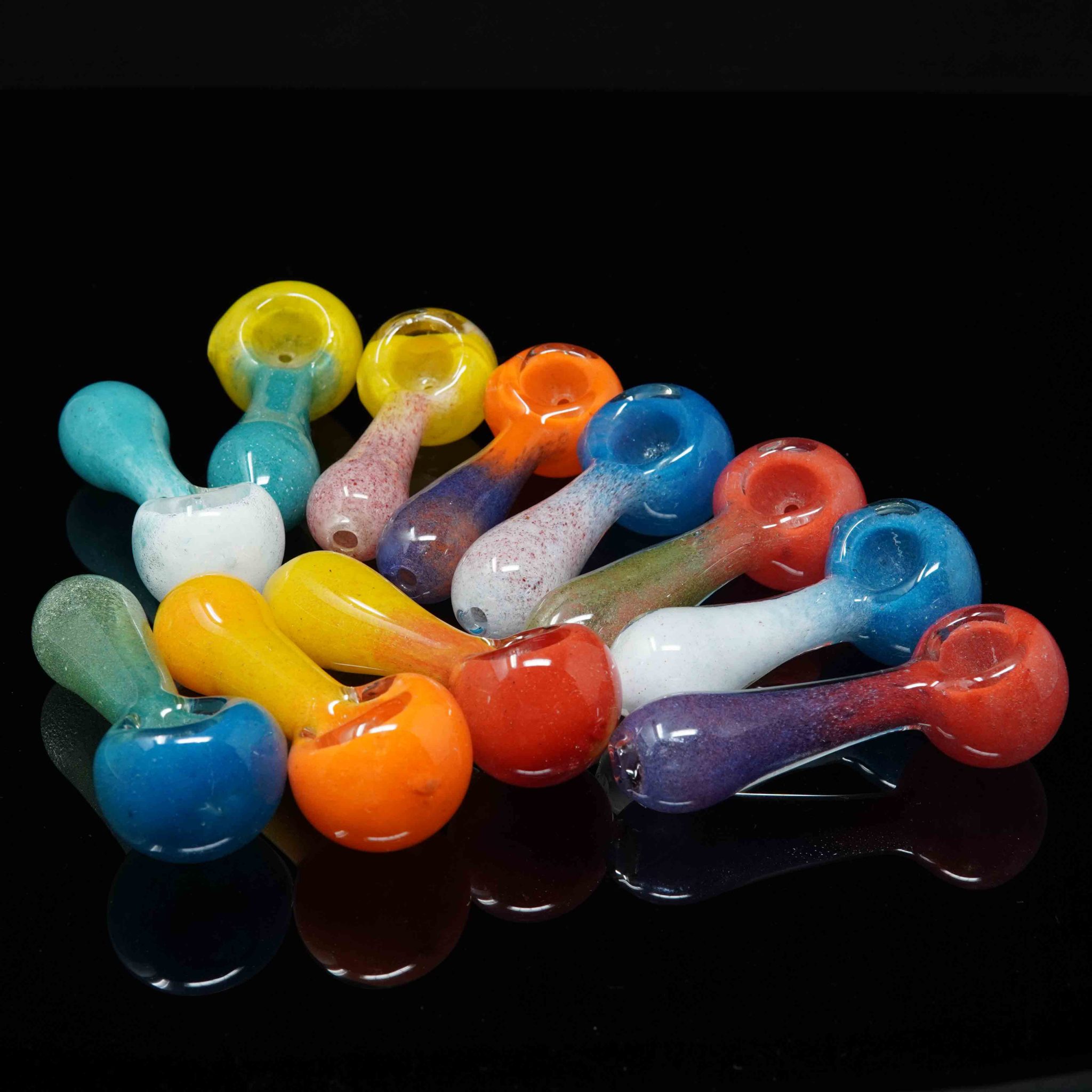 Handmade 3.5" Double Color Glass Pipe - Project Alpha Pipes