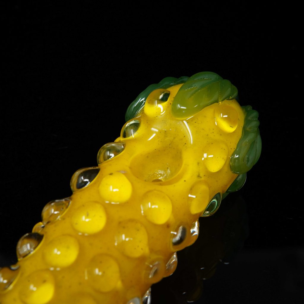 Handmade 5.5" Glass Corn Glass Pipe - Project Alpha Pipes