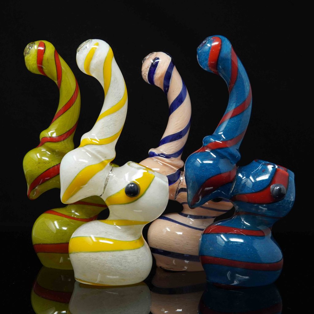 Handmade 8" Large Candy Bubbler - Project Alpha Pipes