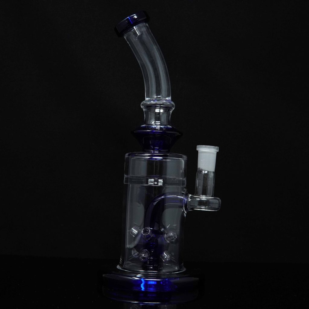 Handmade 8.5" 45° Angle Bomb Water Pipe - Project Alpha Pipes