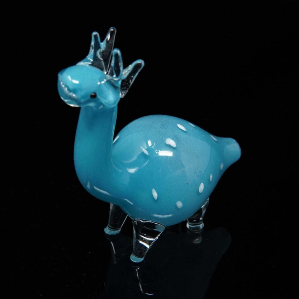 Handmade 5.5" Dinosaur Glass Pipe - Project Alpha Pipes