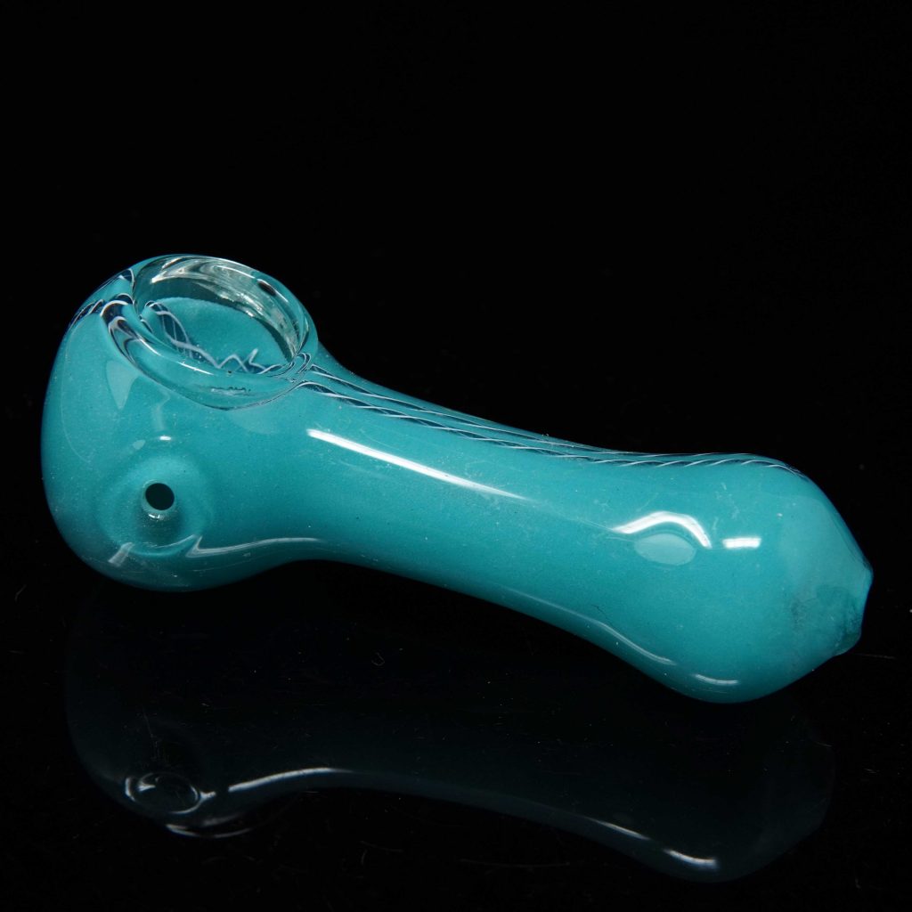 Handmade 4" Giant Peanut Glass Pipe - Project Alpha Pipes