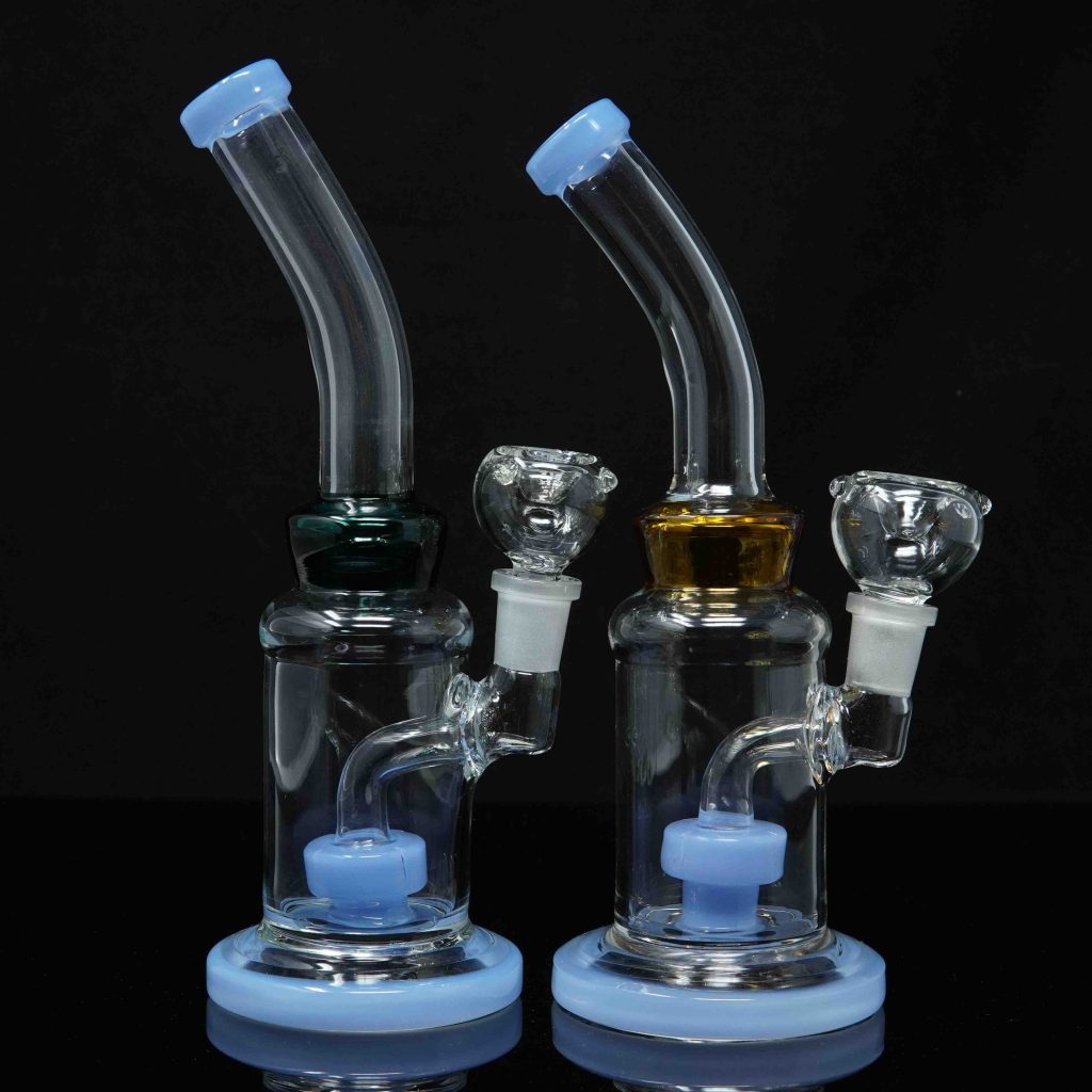 Handmade 8.5" Beaker Water Pipe Glass Pipe - Project Alpha Pipes